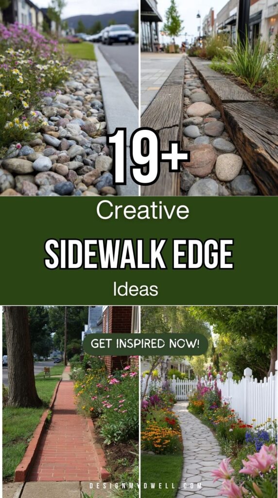 19+ Creative Sidewalk Edge Ideas for Every Style